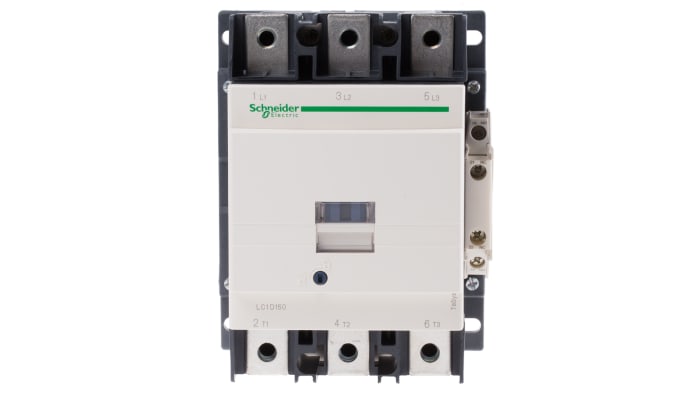 Schneider Electric TeSys D LC1D 3 Pole Contactor - 150 A, 24 V dc Coil ...