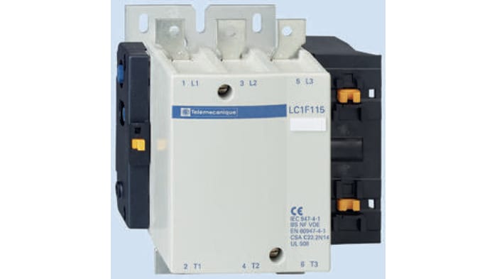 Schneider Electric TeSys F LC1F 3 Pole Contactor - 265 A, 230 V ac Coil ...