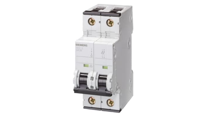 Siemens 5SY4510-8 Sentron 5SY4 MCB 10A Curve D, 230V AC, 10 kA Breaking ...