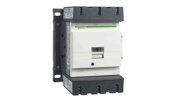 Schneider Electric TeSys LC1D 3 Pole Contactor - 200 A, 220 V ac Coil ...