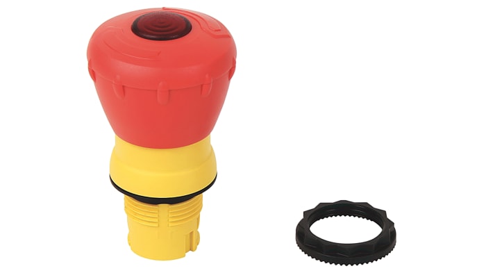 Allen Bradley 800FP-LMT44 Round Red Emergency Stop Push Button - Turn to Release, 800F Series ...