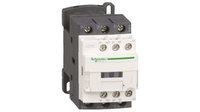 Schneider Electric TeSys D LC1D 3 Pole Contactor - 40 A, 110 V ac Coil ...