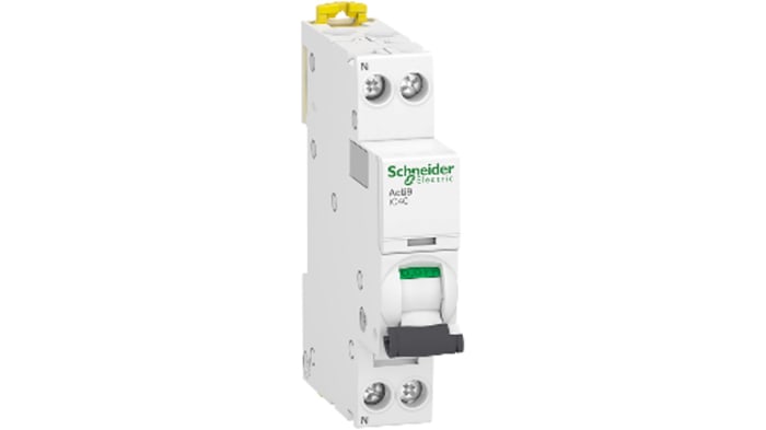 Schneider A9P52610 Acti 9 IC40 Miniature Circuit Breaker, 1P Poles, 10A Curve C - Acha Engineering