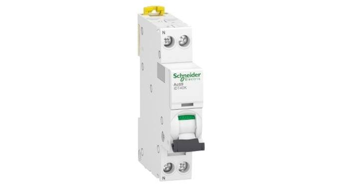 Schneider A9P71602 Acti9 Miniature Circuit Breaker, 1P+N Poles, 2A Curve C, 230V AC - Acha ...