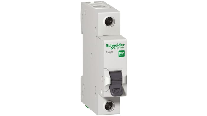 Schneider EZ9F66120 Easy 9 EZ9 Miniature Circuit Breaker, 1P Poles, 20A Curve C, 230V AC, 6 kA ...